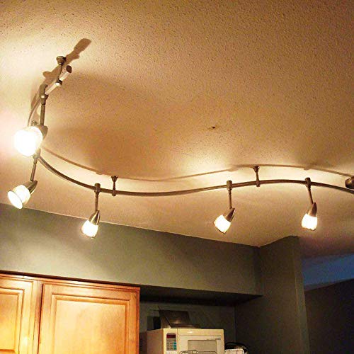 KENESCALR Led GU10 Bulbs Warm White 3000K, Dimmable Spot Light Bulbs, 7W(60W Equivalent), 40 Degree, Halogen Replacement Bulbs for Track Recessed Lighting 6-Pack