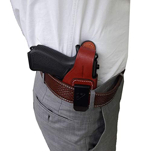 KoHolster Concealed Carry IWB Gun Holster for Walther P99|4.0 inches |Genuine Leather|Right Hand|Brown