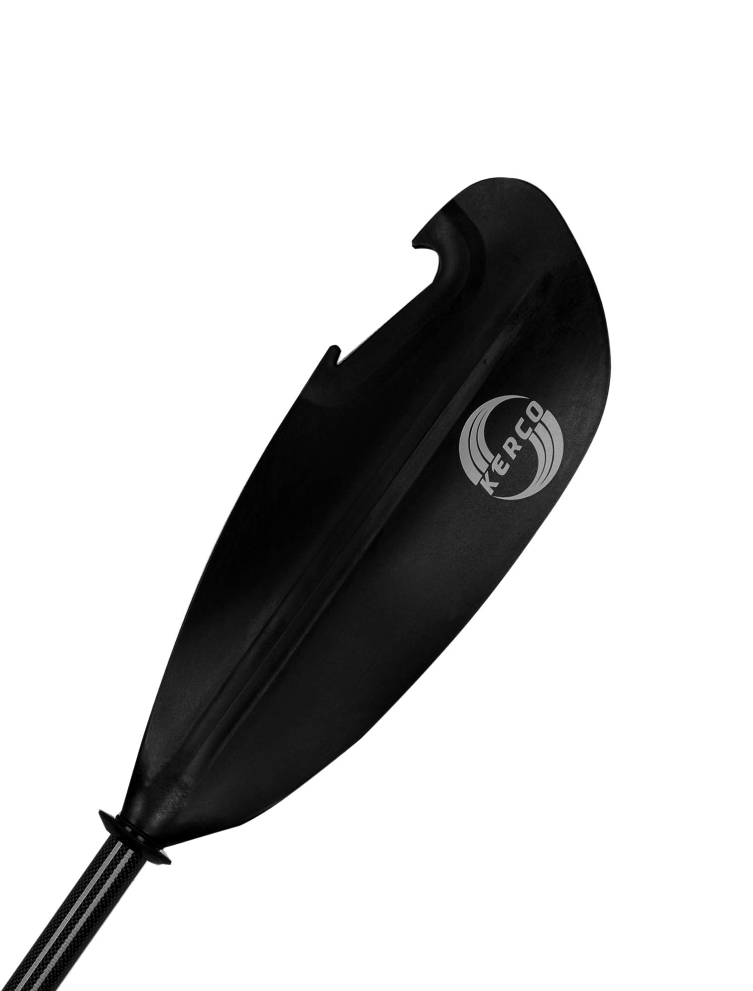 KERCO Angler Fiberglass Kayak Fishing Paddle (Black, 260)