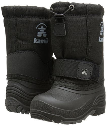 Kamik Rocket Cold Weather Boot (Toddler/Little Kid/Big Kid),Black,2 M US Little Kid