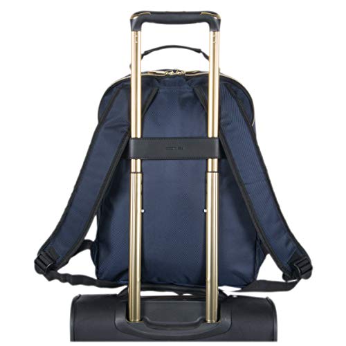 Kenneth Cole REACTION Women's Chelsea Chevron 15" Laptop and Tablet Backpack, Navy