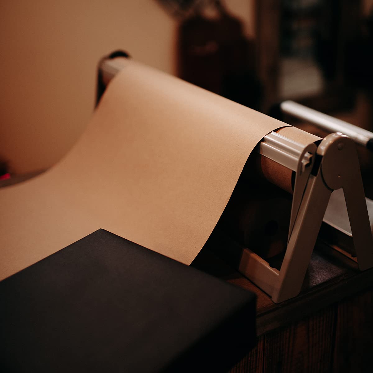 Kraft Brown Wrapping Paper Roll 48" x 1,800" (150 ft) β 100% Recyclable Craft Construction and Packing Paper for Use in Moving, Bulletin Board Backing and Paper Tablecloths