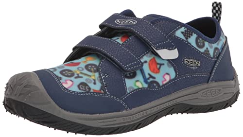 KEEN Speed Hound Durable Comfortable Easy On High Traction Sneakers, Blue Depths/Black, 10 US Unisex Little Kid