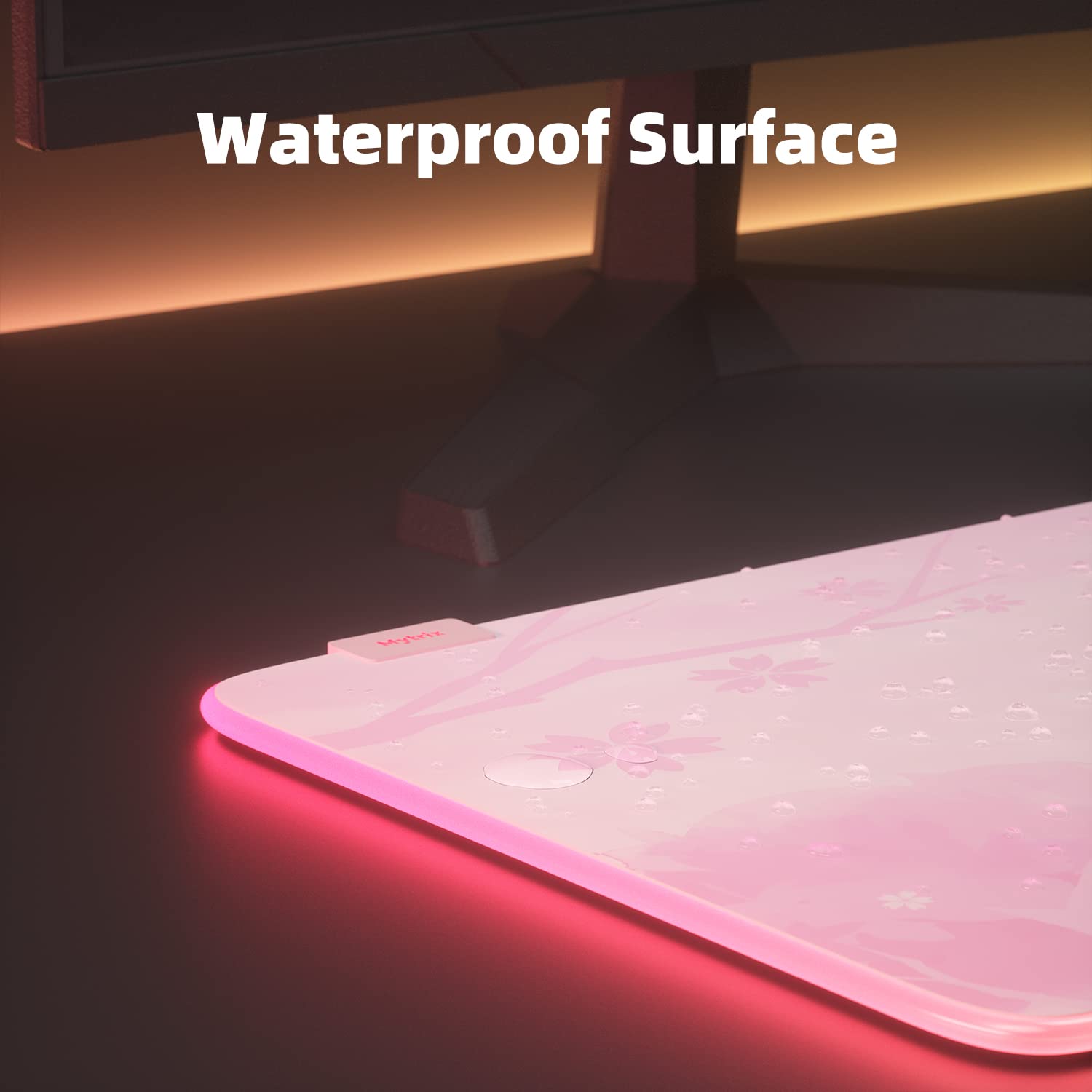Mytrix RGB LED Gaming Mouse Pad, 14 Modes Glow Pad, Extra Large Gaming Mousepad,Waterproof Rubber Non Slip Zero-Kirin Mat, Extended Big Keyboard and Mouse Pad Mat for Gamer Office Home, 800×300×4mm