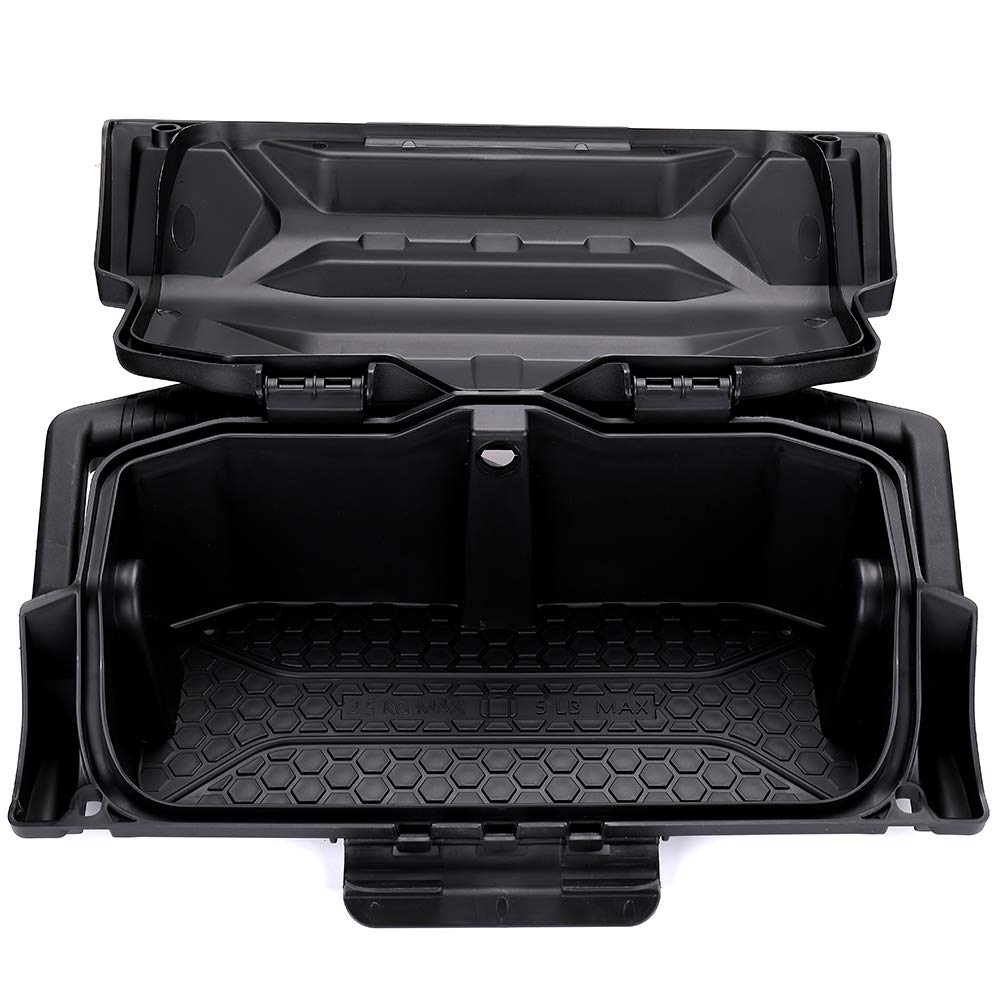 Kemimoto Removable Storage Box, Electric Device Tablet Holder, Removable Upper Storage Bin Compatible with Can am Defender HD5 HD8 HD10 Max HD8/ HD10 OEM Replace #715004344