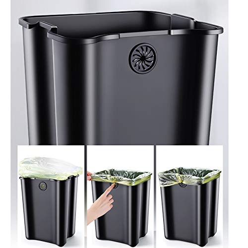 JFGJL Stainless Steel Big Kitchen Bathroom Trash Can Recycle Storage Waste Bin Bedroom Trash Can Garbage Bin