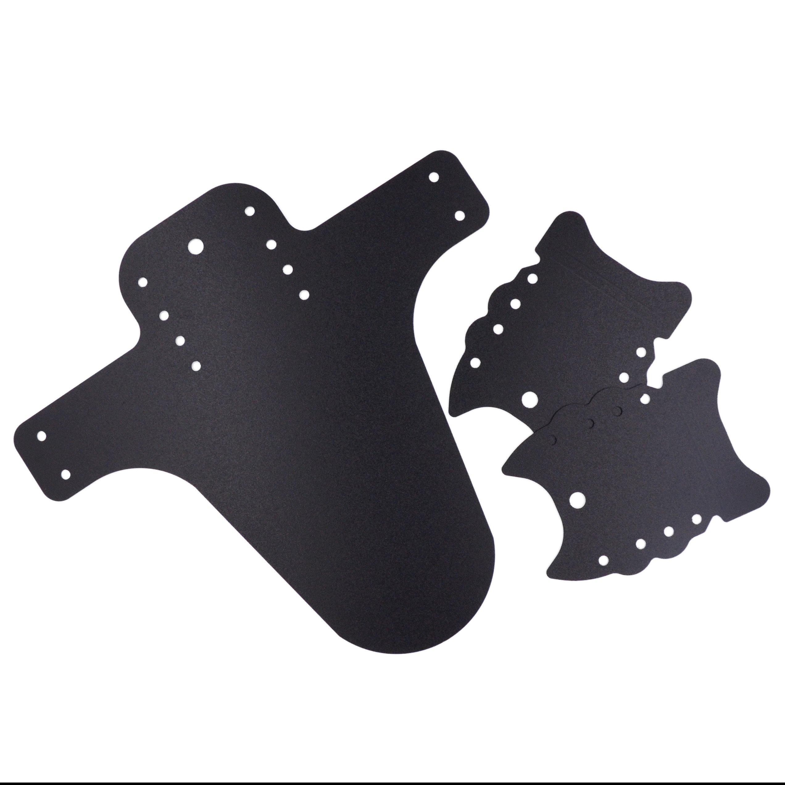KINGOU Adjustable Bike Fender Light Bicycle Front Mud Guard Set for Mountain Bike/Road Bike/Folding Bike Red