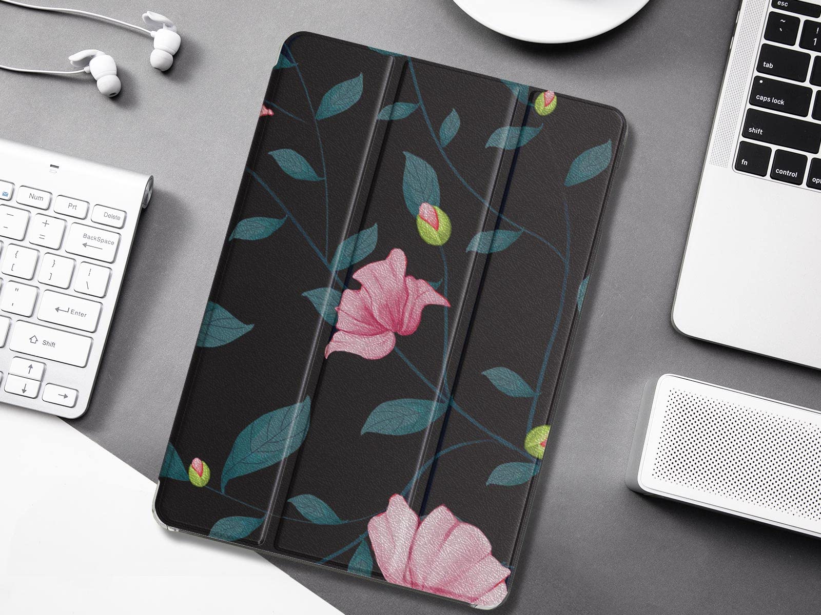 MoKo Case Fits All-New Kindle Fire HD 10 & 10 Plus tablet (11th generation, 2021 release)10.1", PU Leather Trifold Stand Cover with Translucent Frosted Backshell with Auto Wake/Sleep Function, Black