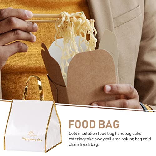 UPBEER 2pcspacking Take-Out Wrapping Multi-Function Carrying Design Thermal Bag Casserole Reusable Cold Cake Pizza Convenient Basket Delivery Lunch Camping Take Fresh-Keeping with Tote