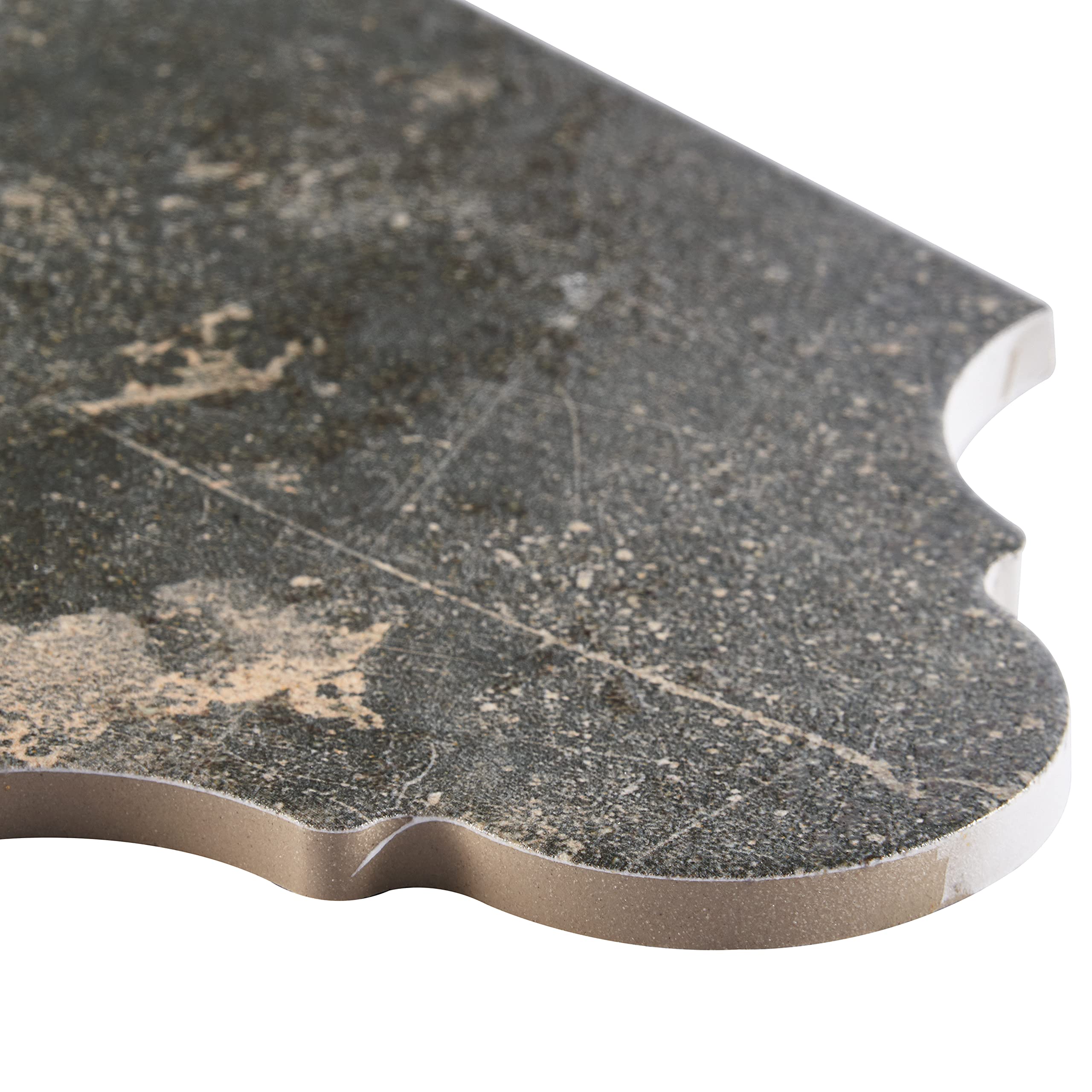 Merci Arabesque Magma 6.37 in. x 9.93 in. Matte Porcelain Floor and Wall Tile Sample