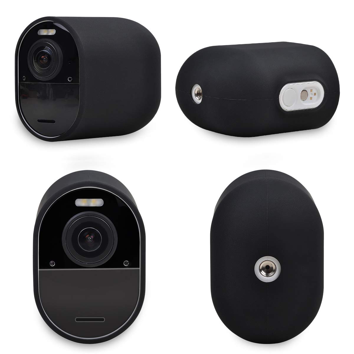 Protective Silicone Skins Case Cover, Compatible with Arlo Ultra/Ultra 2 & Arlo Pro 3/Pro 4/4k Camera, Arlo Camera Cover White Outdoor 6 Pack (NOT Compatible with Arlo Essential Spotlight)
