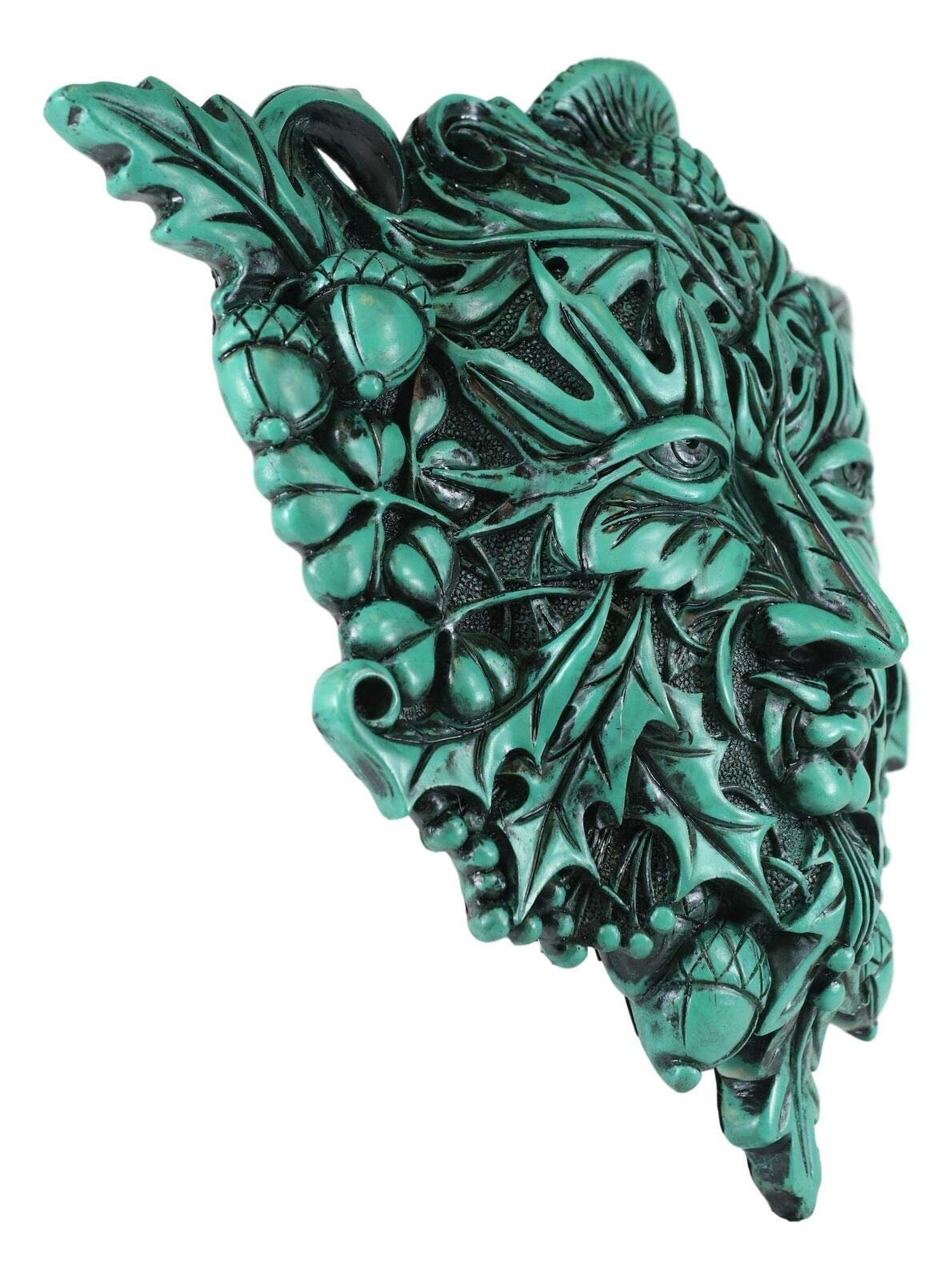 PIÑATAS OLE Green Acorn and Clover Greenman Unique Wall Plaque Figure by Maxine Miller - Favorite Decor Store
