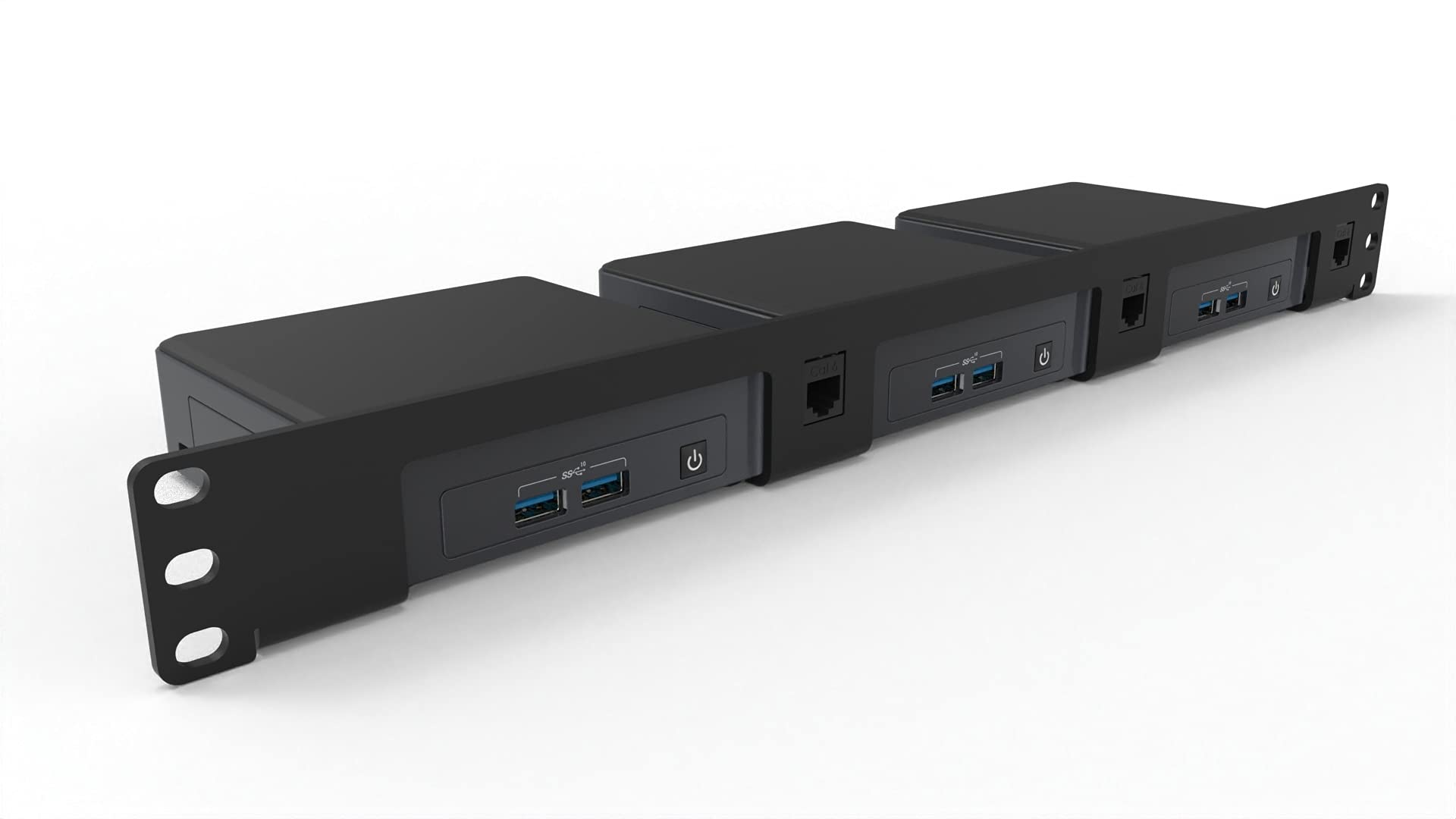 Intel NUC Rack Mount 19 inch kit 1U for Intel NUC MiniPC, for 1-3 NUC's