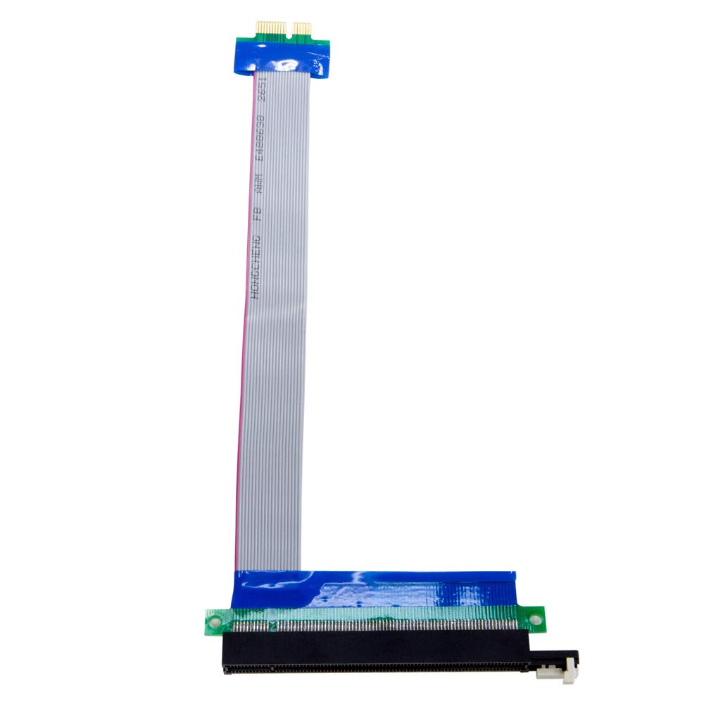 Kingwin PCIe Riser Card 1X-16X PCI Express Adapter Flexible Expander Extension Cable (PCI-06)