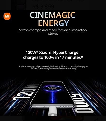 Xiaomi 11T 5G + 4G Volte (128GB, 8GB) 6.67” 108MP 6GB Triple Camera, NFC Dual SIM (Not Compatible Verizon Sprint Boost Metro Cricket) GSM Unlocked Global (w/Fast Car Charger Bundle) (Meteorite Gray)