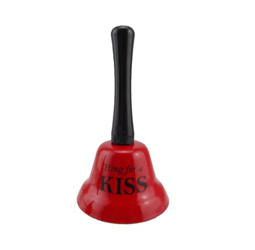 KYHSOM 2 Pack Kiss Bell, Hand Bell Service Bell Bar Counter Call Bell Reception Bell Wedding Events Bell Party Events Bell