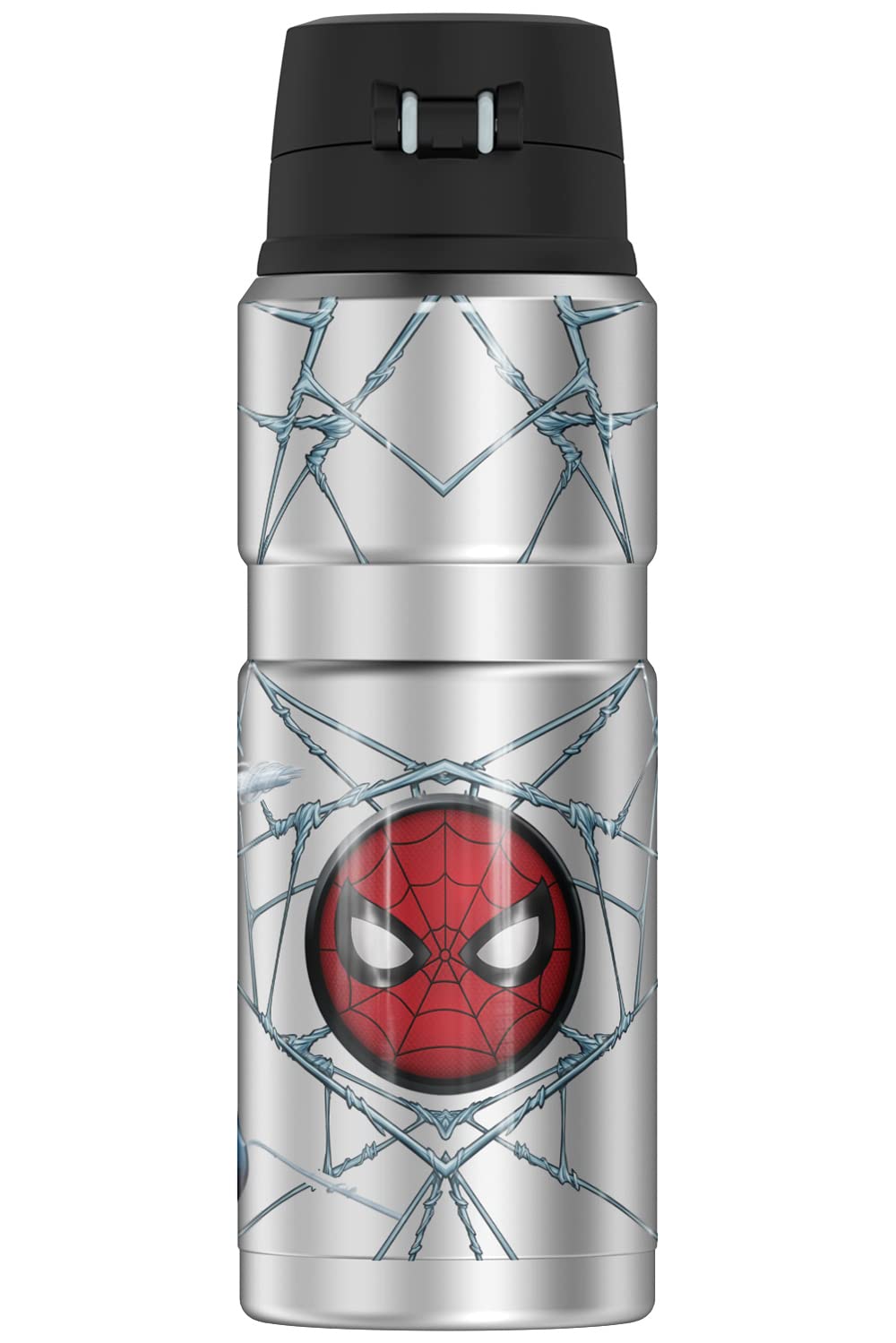Spider Man Spider Man Web THERMOS STAINLESS KING Stainless Steel Drink Bottle, Vacuum insulated & Double Wall, 24oz