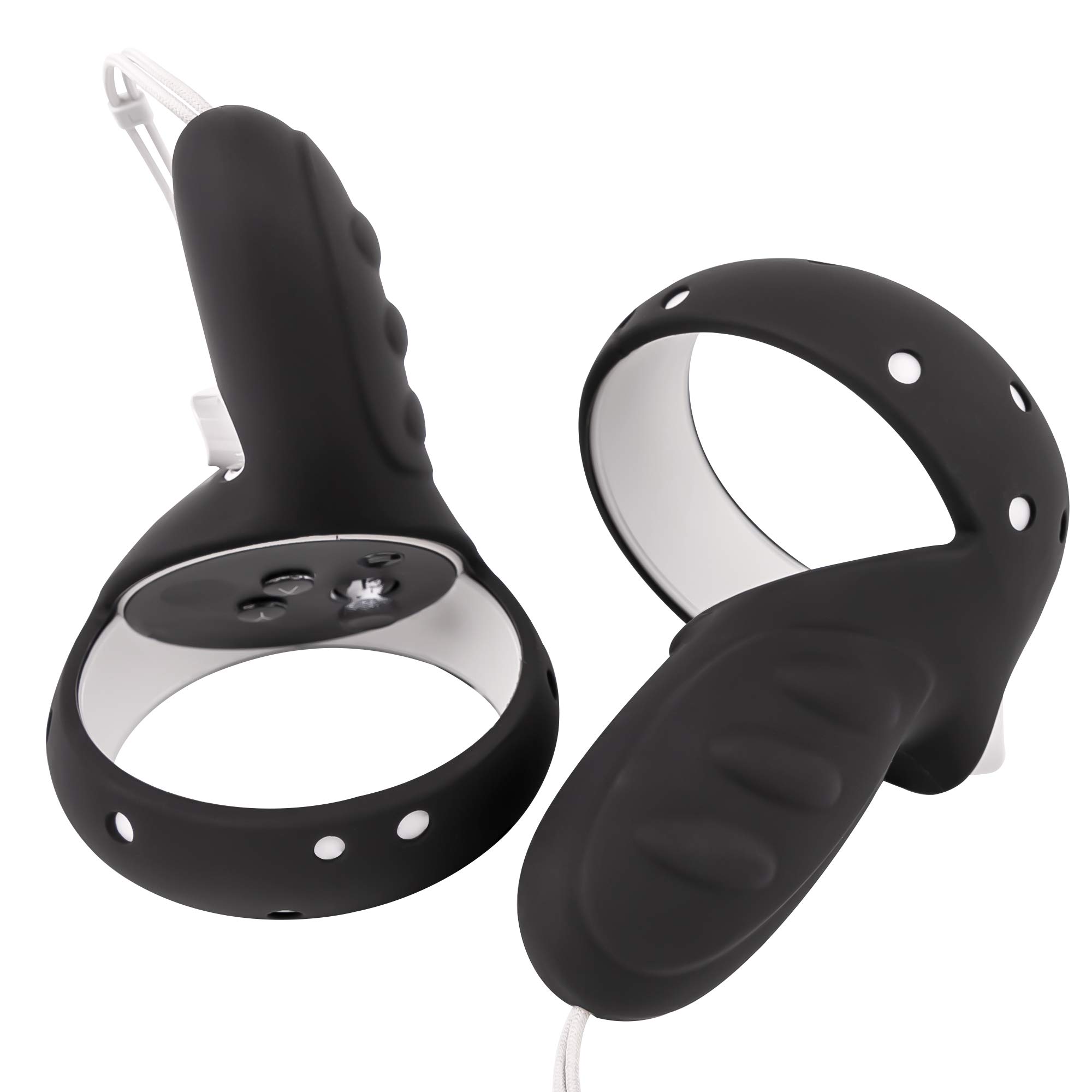 KuRoKo 1 Pair Touch Oculus Quest 2 Controller Grip Cover- Silicone Protective Cover For Oculus Quest 2 Handle Cover Skin Anti-Throw Handle