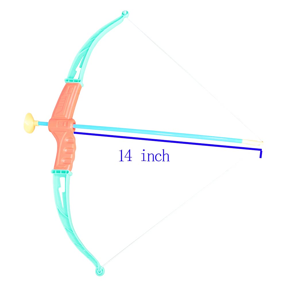 Metal Dragon 77th 20.5inch Heavy-Duty Archery Set Include 2 Bows 2 Quivers 10 Suction Cup Arrows for Outdoor Game Simulation Hunting Cosplay Costumes