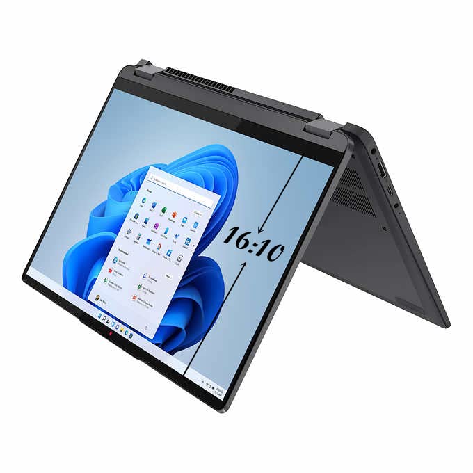 Lenovo Flex 5 14" 2-in-1 Laptop – 16:10 (2240 x 1400) IPS Touch Screen – (10-Core) 12th Gen Intel Core i5-1235U – 16GB RAM – 1TB SSD – Thunderbolt 4 – Fingerprint Reader – Webcam – w/Mouse Pad