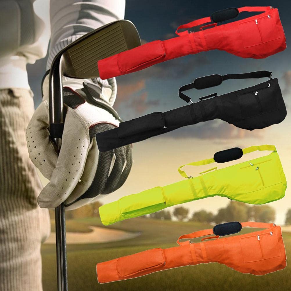 KTNAJOL Golf Travel Bags,Golf Sunday Bag-Driving Range Mini Course Training Practice Golf Bag Travel Case Foldable