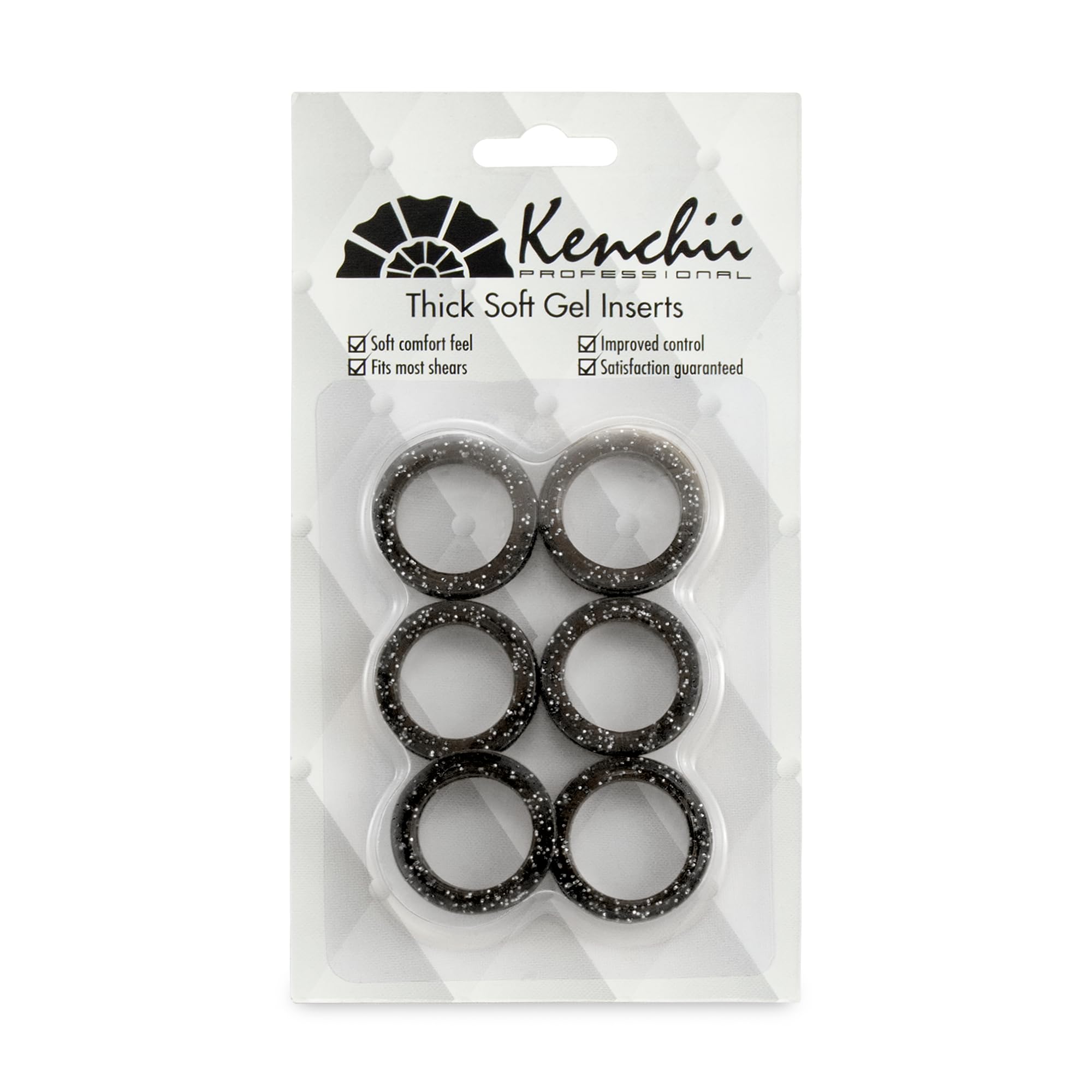 Kenchii Extra Soft Premium Shear Finger Ring Inserts - Thick, Quality Comfort. Elevate Your Grooming Experience with Precision and Style in Multiple Colors