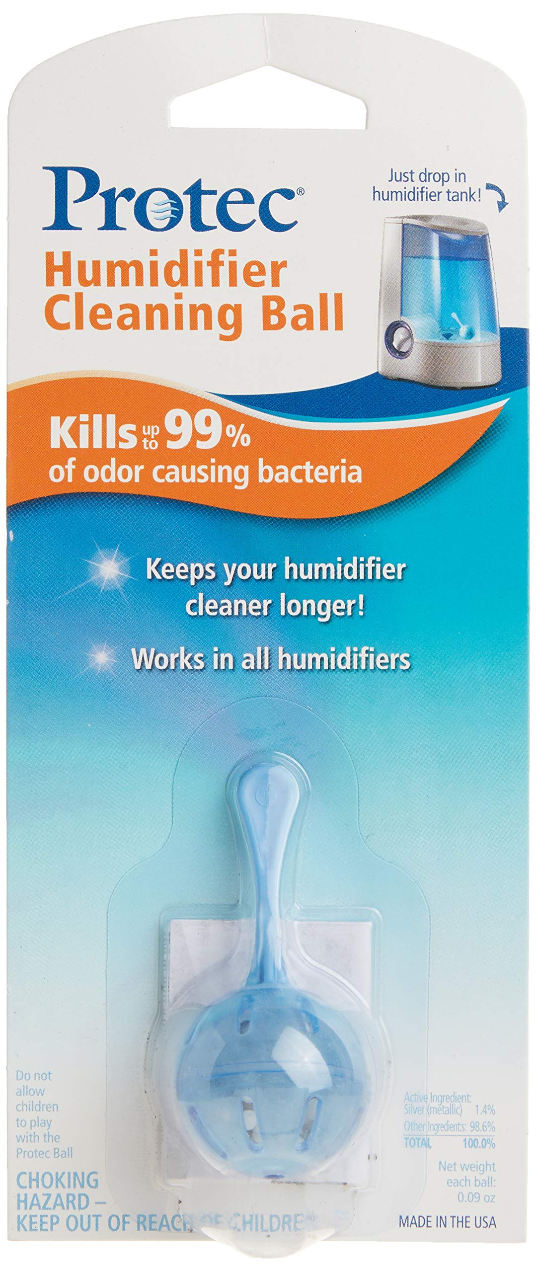 ProTec PC-2 Humidifier Tank Cleaning Cartridge, 2-Count Packages (1 pack of 2 cartridges)