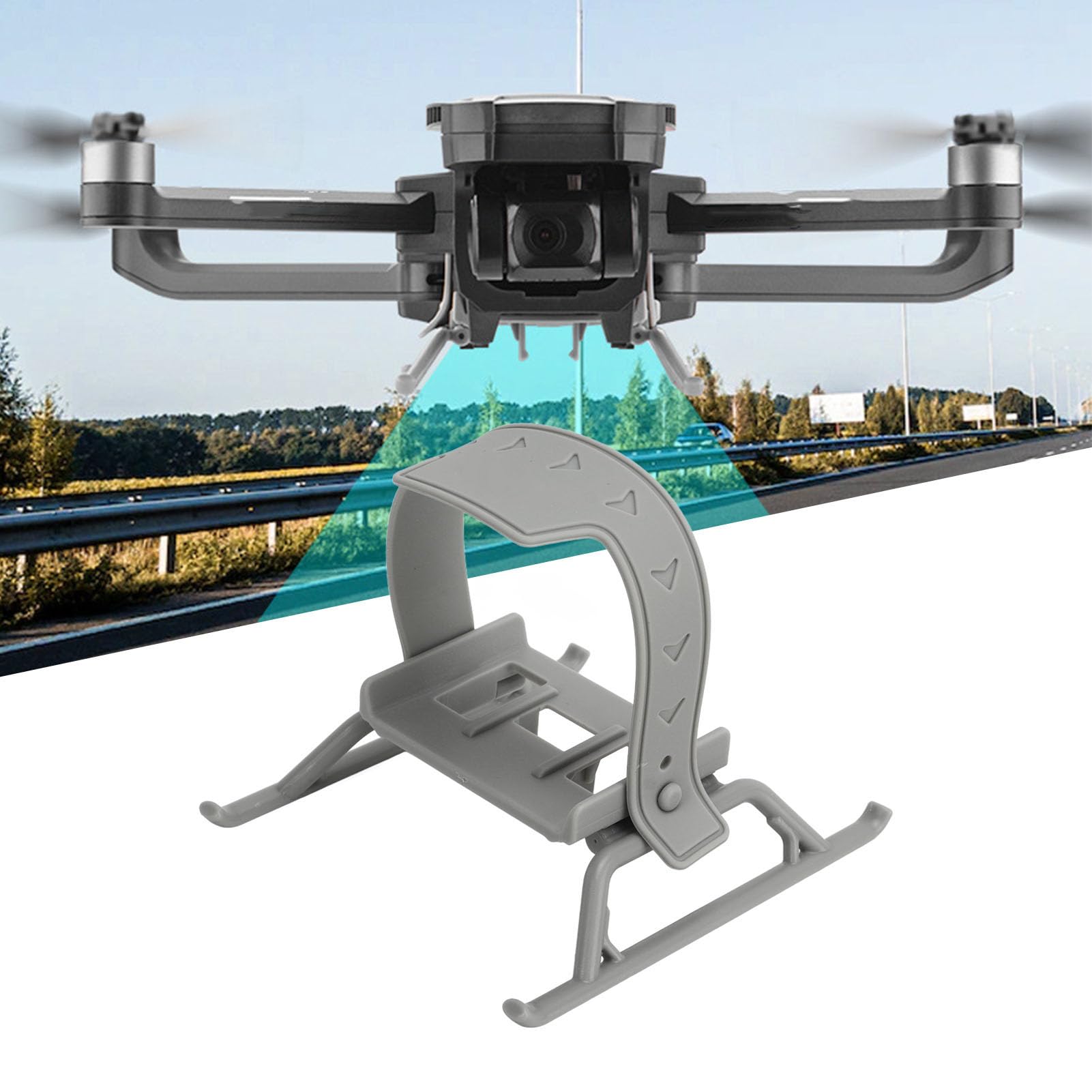 Jauarta Drone Landing Gear Extended Leg Foldable 15mm Extended Height for Holy Stone HS720G