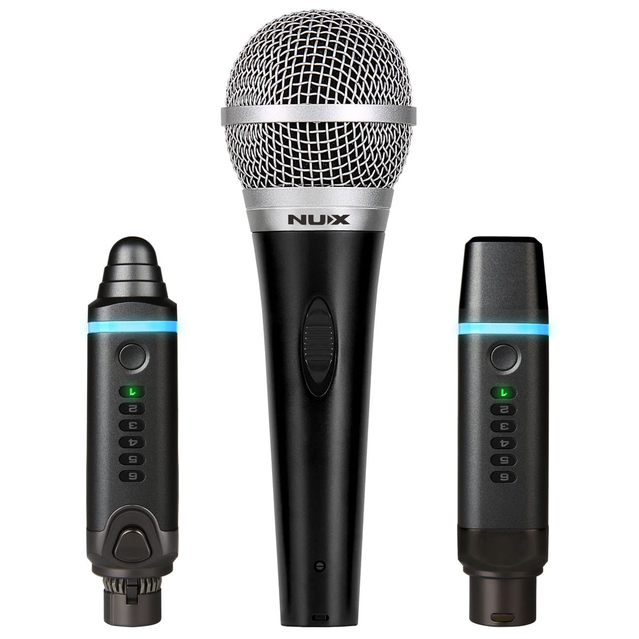NUX B-3 Plus with Microphone Wireless Microphone System for XLR Dynamic Microphone