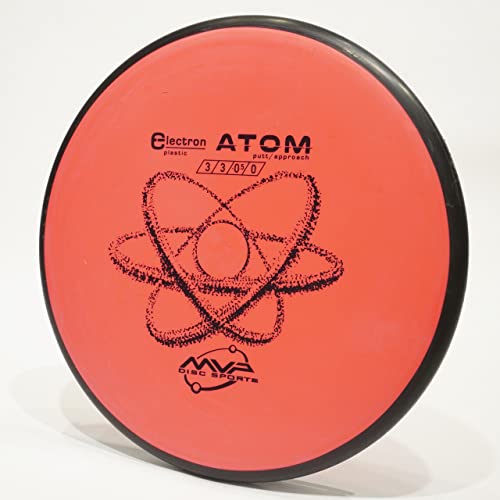MVP Atom (Electron) Putter & Approach Golf Disc, Pick Weight/Color [Stamp & Exact Color May Vary] Orange 170-172 Grams