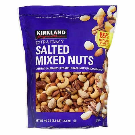Kirkland Signature Mixed Nuts, Fancy, 40 Ounce (Pack of 2)