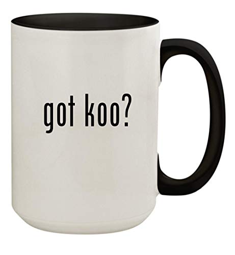 Knick Knack Gifts B04Y20D01W077065M04T61C02S28C-US - 15oz Ceramic Colored Inside & Handle Coffee Mug Cup, Black