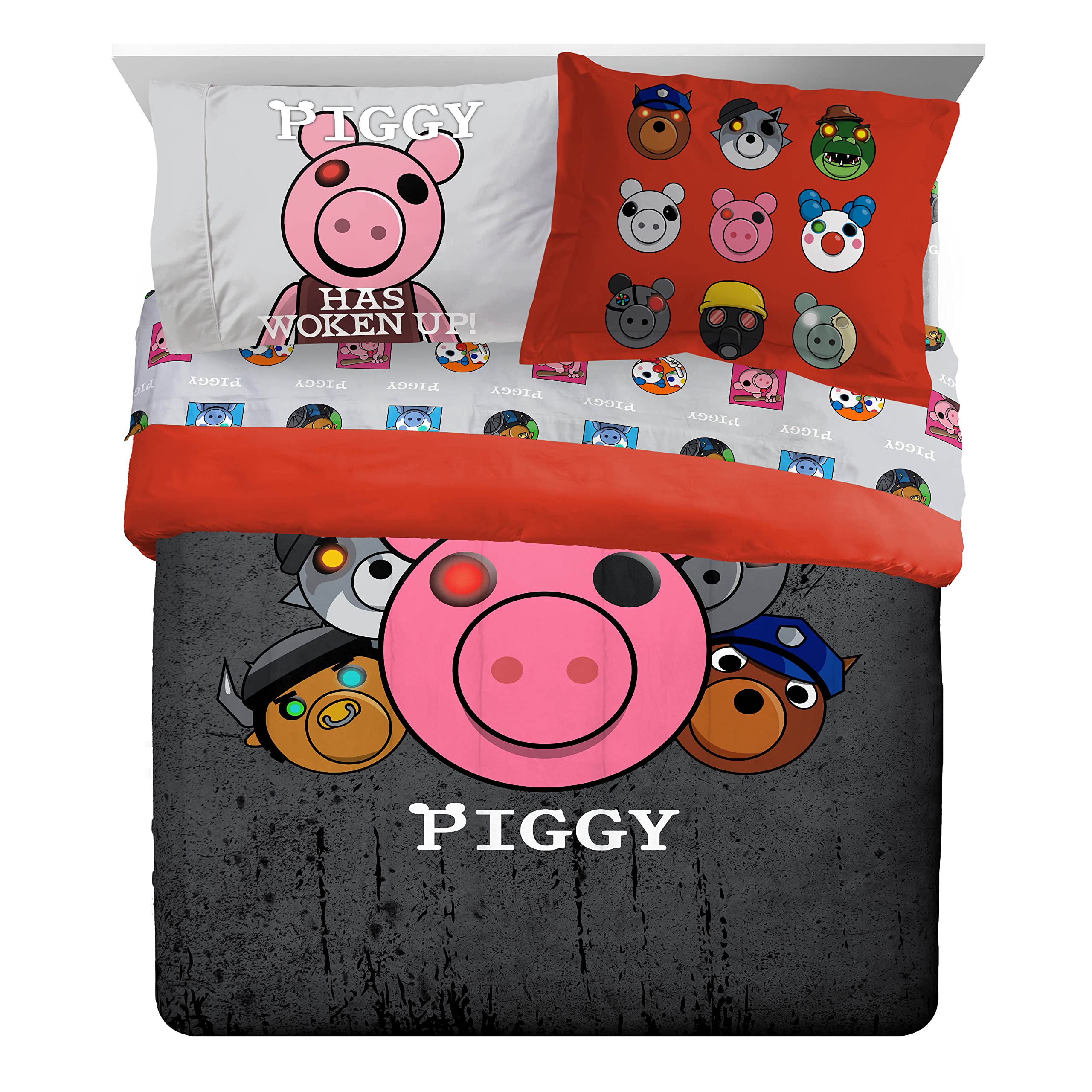 Jay Franco Marvel Avengers Pop 7 Piece Queen Size Bed Set - Includes Comforter & Sheet Set - Super Soft Fade Resistant Microfiber (Official Marvel Product)