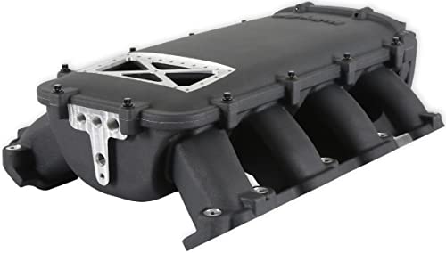 NEW HOLLEY ULTRA LO-RAM MANIFOLD KIT,FRONT FEED MOUNT, BURST PANEL FLANGE,BLACK SATIN FINISH,OE DIRECT INJECTION ONLY,EFI FLANGE,COMPATIBLE WITH GМ GEN V LT1