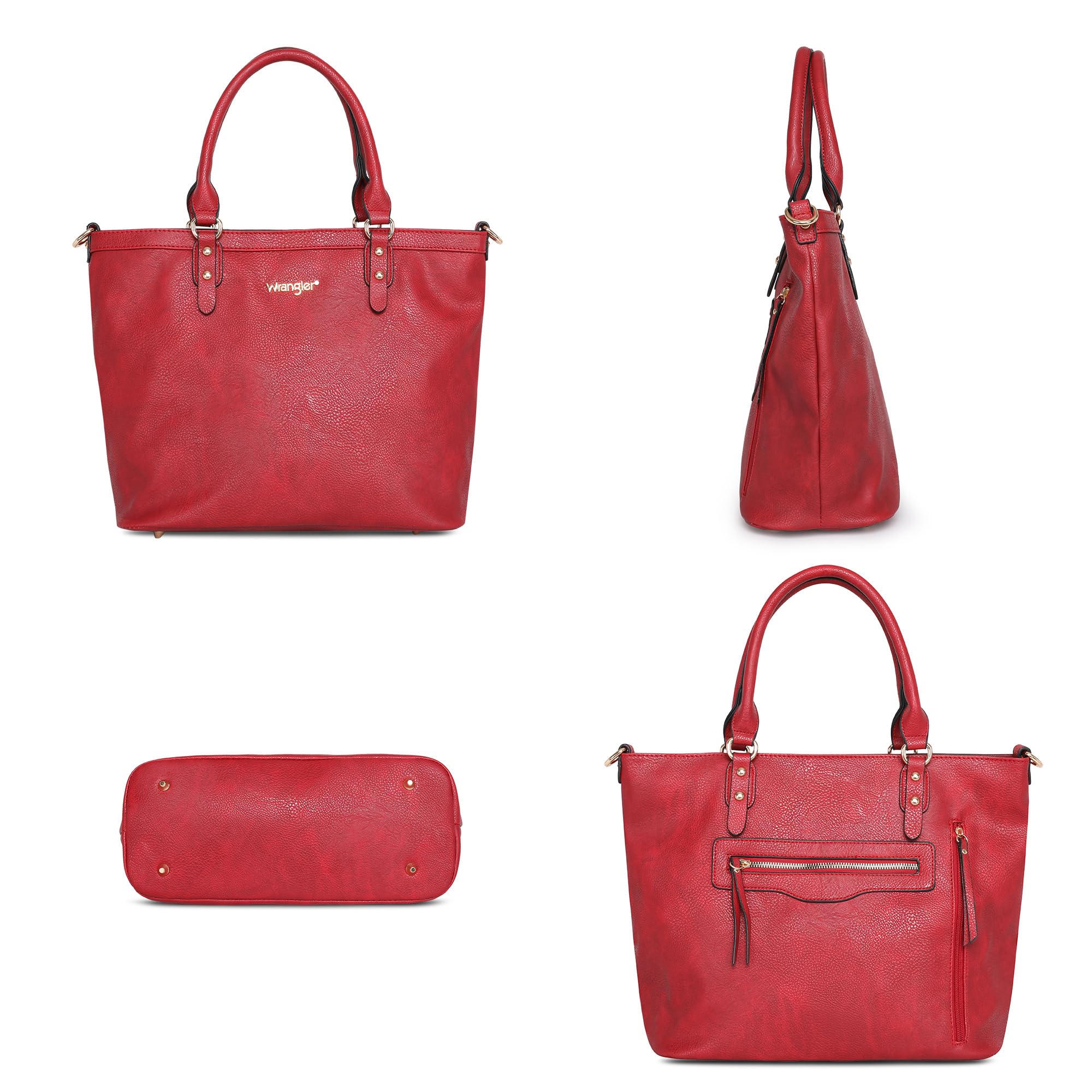 Montana West Tote Bag for Women Zipper Large Tote Purse Adjustable Strap Work Top Satchel Handbag Shoulder Hobo
