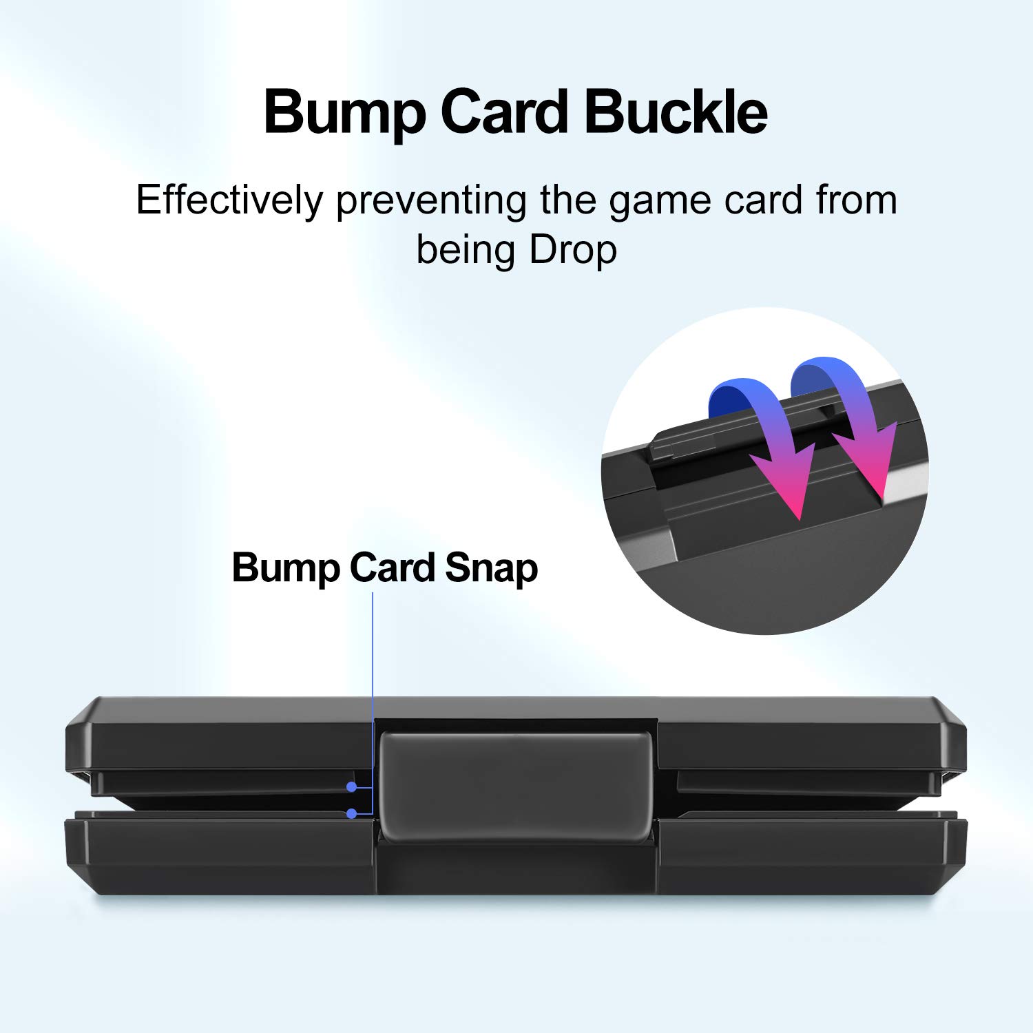 JINGDU Game Card Case for Switch, Durable & Slim Hard Shell Box, Cute Protective Shockproof Cartridge Holder Carrying Storage Case Box with 12 Slots for Switch/Lite/OLED Games, One Piece