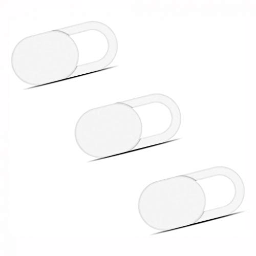 Privacy Camera Cover Security Blocker Webcam Closure White Compatible with iPhone 13 Pro Max - iPhone 6S - iPhone 6S Plus - iPhone 7 - iPhone 7 Plus
