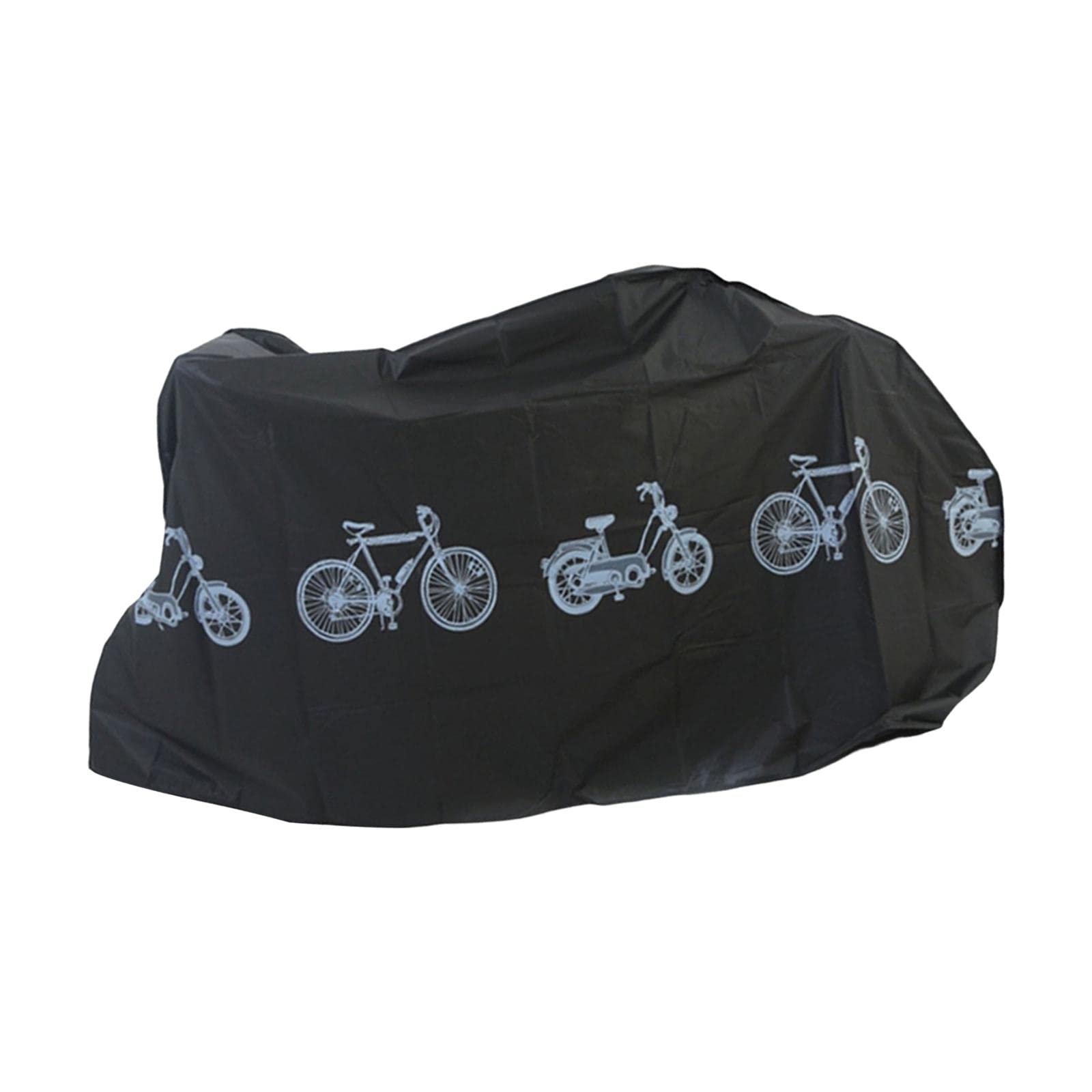 Mountain Road Bike Cover Waterproof Windproof Raincoat for Motorcycle , Black