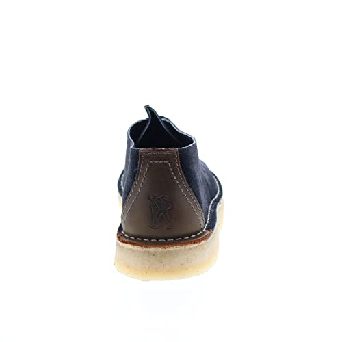 MEN’S CLARKS ORIGINAL DESERT TREK “MADE IN PORTUGAL, INK HAIRY SUEDE, 7.5