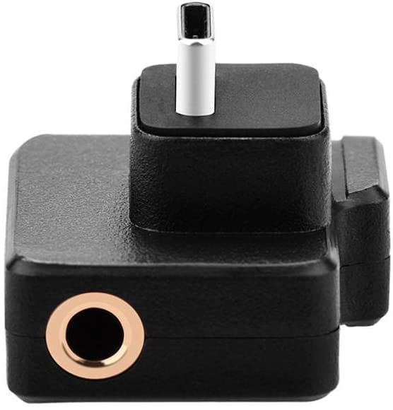 Microphone 3.5mm/USB-Cc Adapter Audio External Mic Mount for TRS Plug Osmo Action Accessories