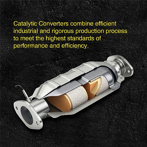 KAX Catalytic Converter,Front Catalytic Converter for 2008 2009 2010 2011 2012 Accord 2.4L, Catalytic Converter Kit Direct-Fit Automotive Replacement Catalytic Converters 16590, 40870(EPA Compliant)