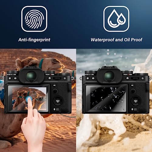 kinokoo Screen Protector for Sony A7R5/A7R V/A9 III Camera, 0.25mm 9H Hardness Sony A7R V/Alpha 7R V/A7RM5/A9M3/A9 III Tempered Glass Film - Anti-Fingerprint & Anti-Scratch (2 Pack)
