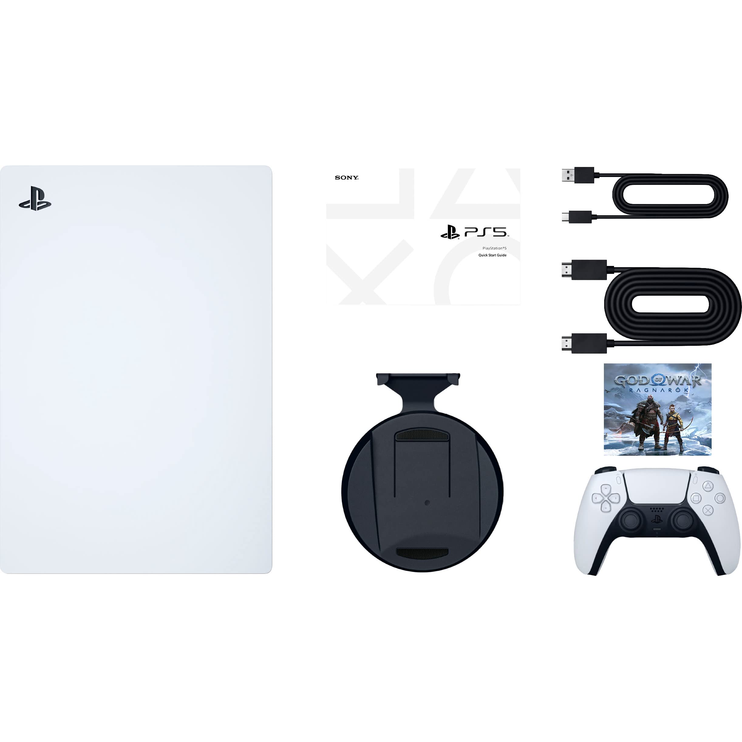 PS5Console PS5 PlayStation 5 Disc Version Gaming Console God of War Ragnarok Bundle