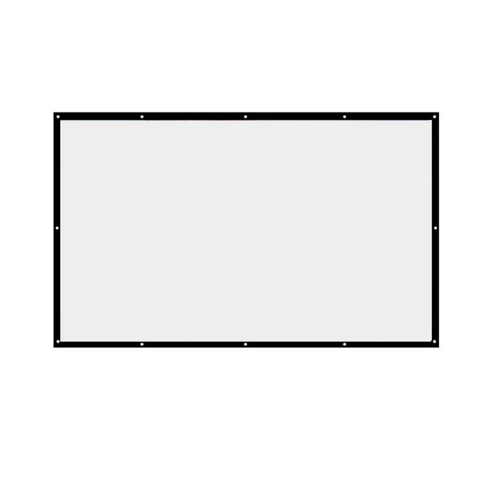 KXDTZ 100 inch 16:9 Portable Projection Screen Projector Screen for Home Theater LED Projector (Size : 84 inch)