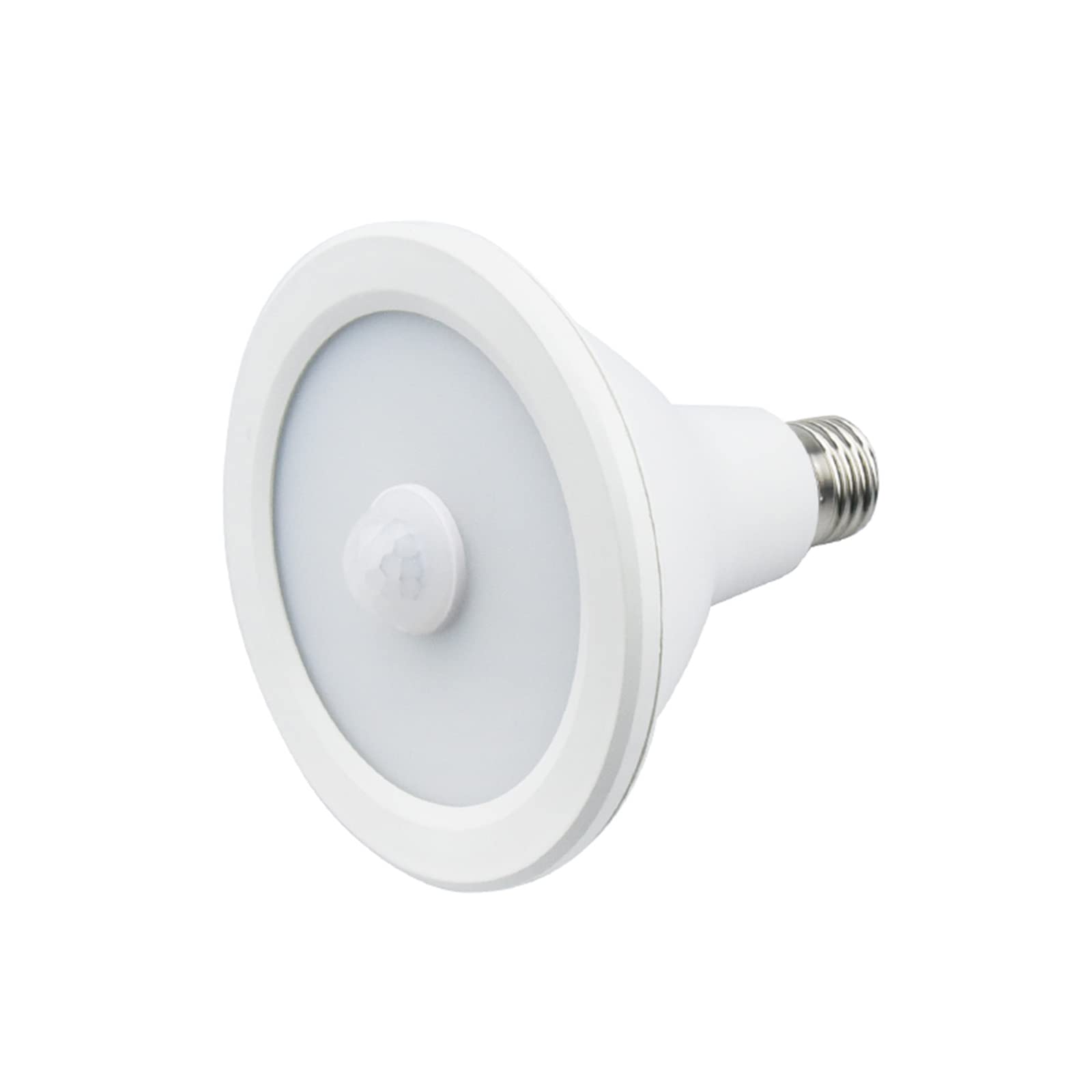 Luxvista Dusk to Dawn Flood Light PAR38 LED Bulb, E26 Motion Sensor, 15W Equivalent 150W, 1500lm, 120V, 6000K Daylight Recessed Light Indoor/Outdoor for Security Light Front Door (1-Pack)