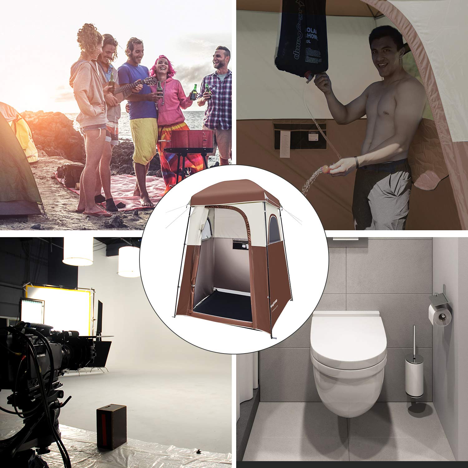 KingCamp Oversize Outdoor Easy Up Portable Dressing Changing Room Shower Privacy Shelter Tent