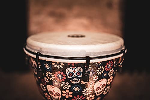 Meinl Percussion Djembe Hand Drum Circle Instrument with Synthetic Shell and Head, Alpine Series β NOT Made in China β Easy Tuning, 2-Year Warranty (ADJ12-SI)