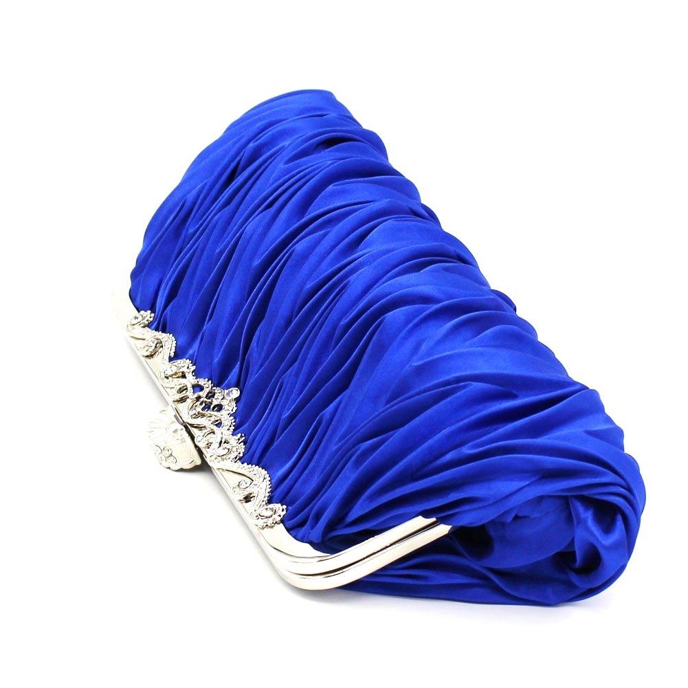 kingluck Silk Cocktail Evening Handbags/Clutches in Gorgeous Silk More Colors Availabl (purple)