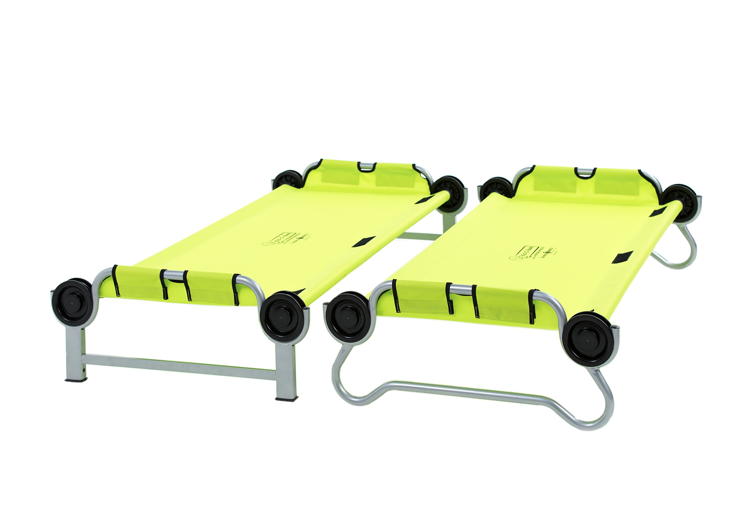 Kid-O-Bunk with 2 Side Organizers, Lime Green