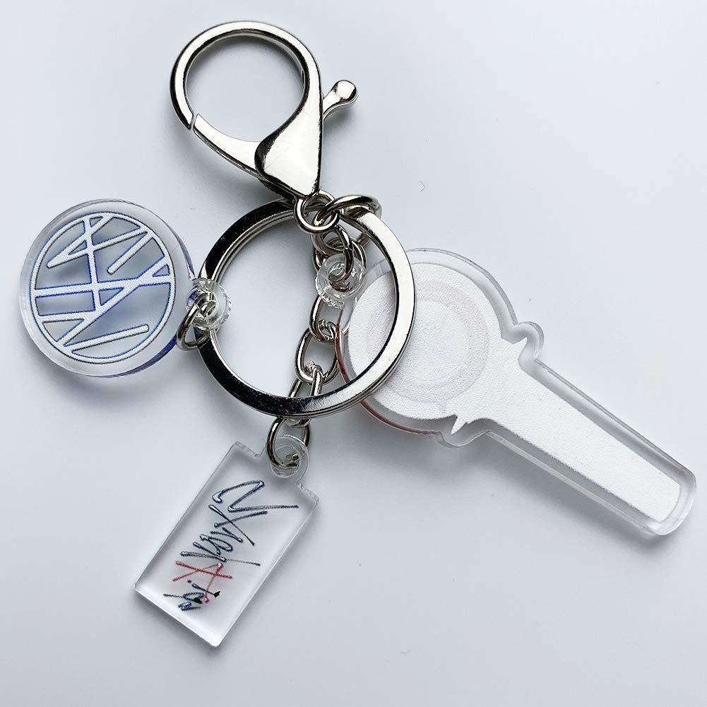 KPOP Stray kids Light Stick Keychain Accessories Key Ring Bag Ornaments (STRAY KIDS)